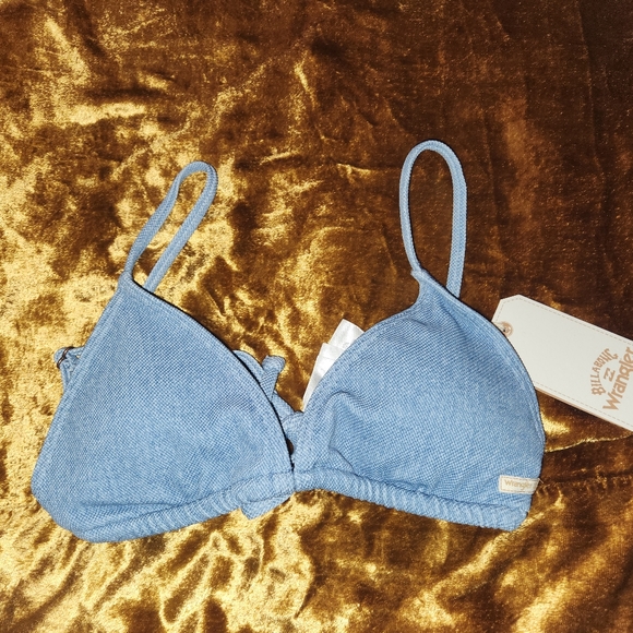 Billabong | Swim | Billabong X Wrangler Down With Denim Slide Triangle ...